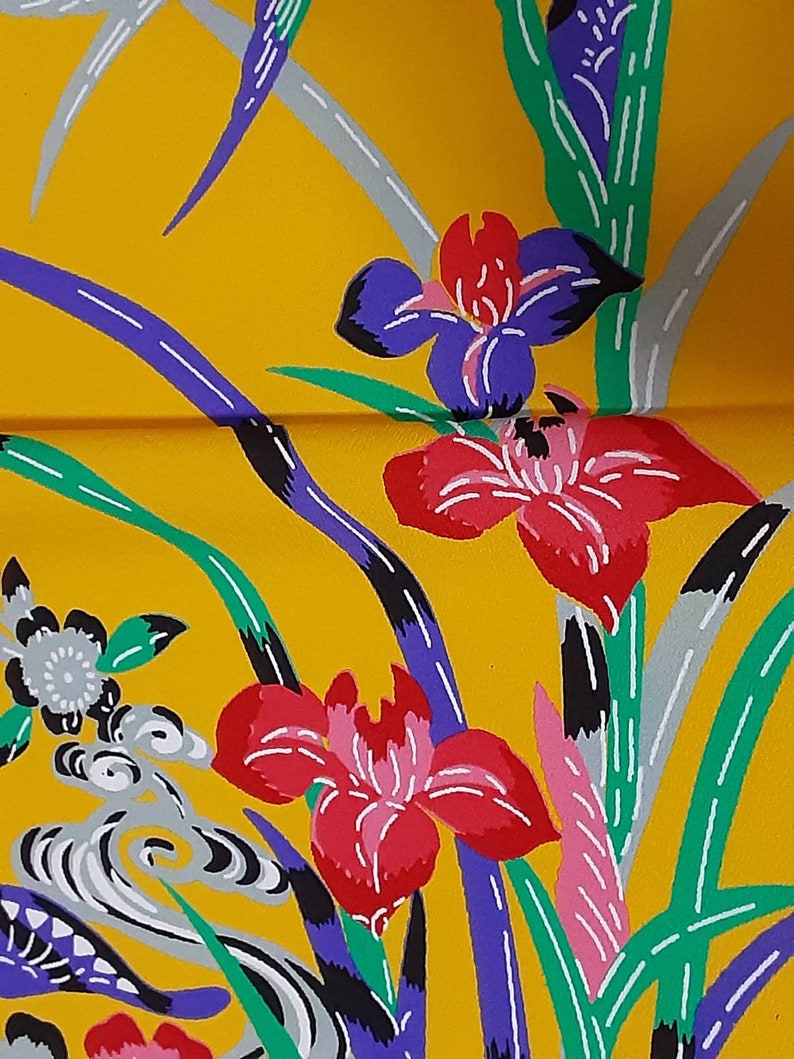 Okinawa Bingata Fabric One Roll / 36cm X 1200cm - Etsy
