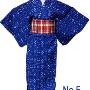 Kasuri Pattern Kimono / Made of Wool - Etsy