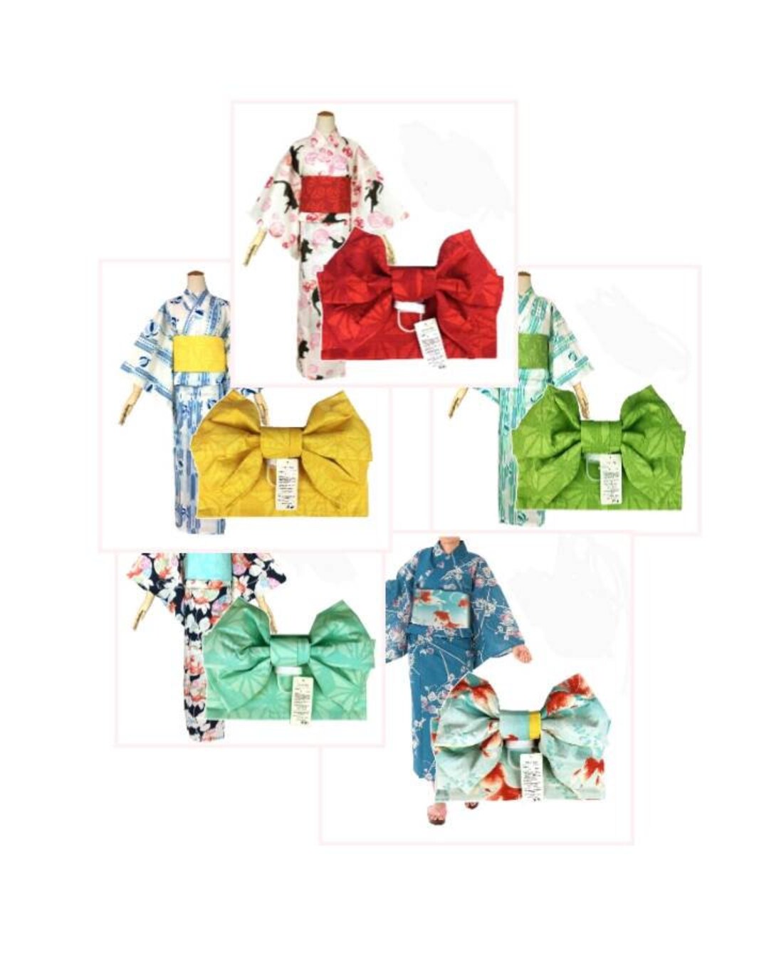 Pre−made Obi Belt for Women / Five Patterns - Etsy