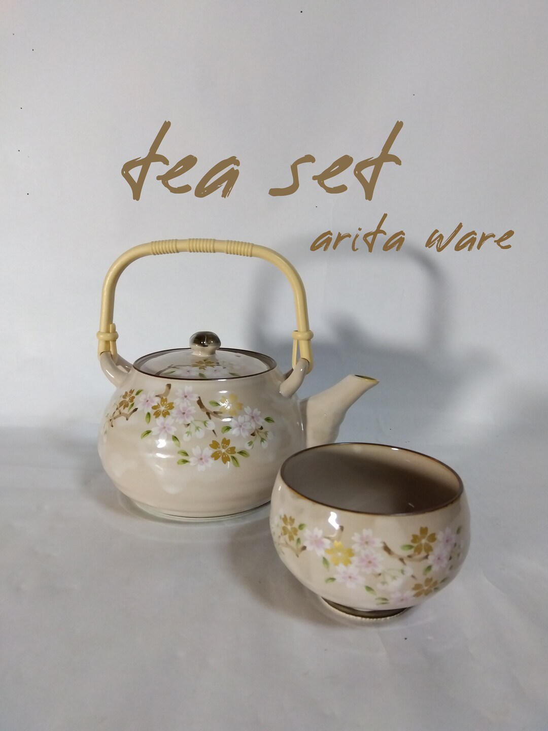 Set of One Teapot and Ten Teacups / Arita Ware - Etsy