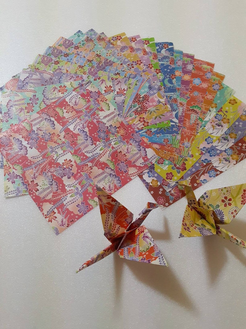 Okinawa Bingata (okinawa Bingata) Origami / Japanese Paper - Etsy