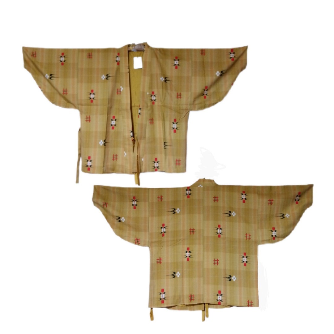 Ryukyu Kasuri Pattern Haori Jacket / Polyester - Etsy