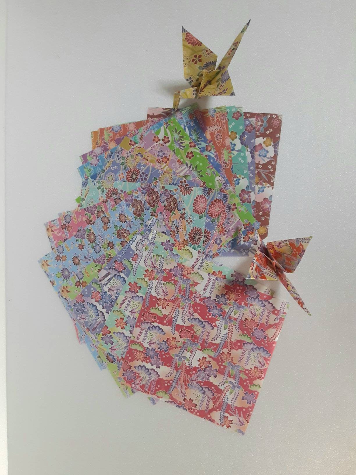 Okinawa Bingata (okinawa Bingata) Origami / Japanese Paper - Etsy