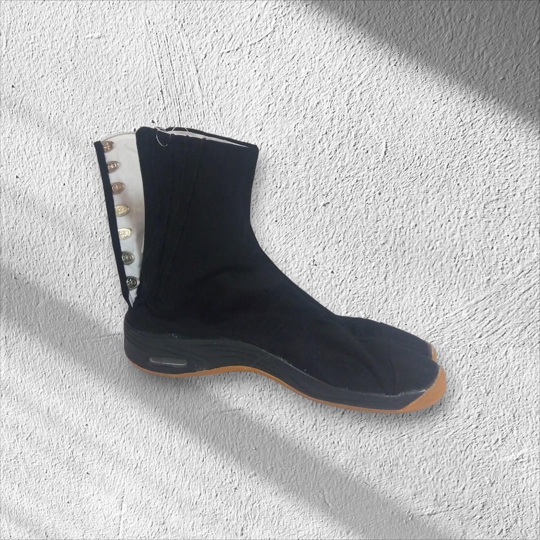 Jikatabi Shoes With Air Cushion, Black / Ninja Shoes - Etsy