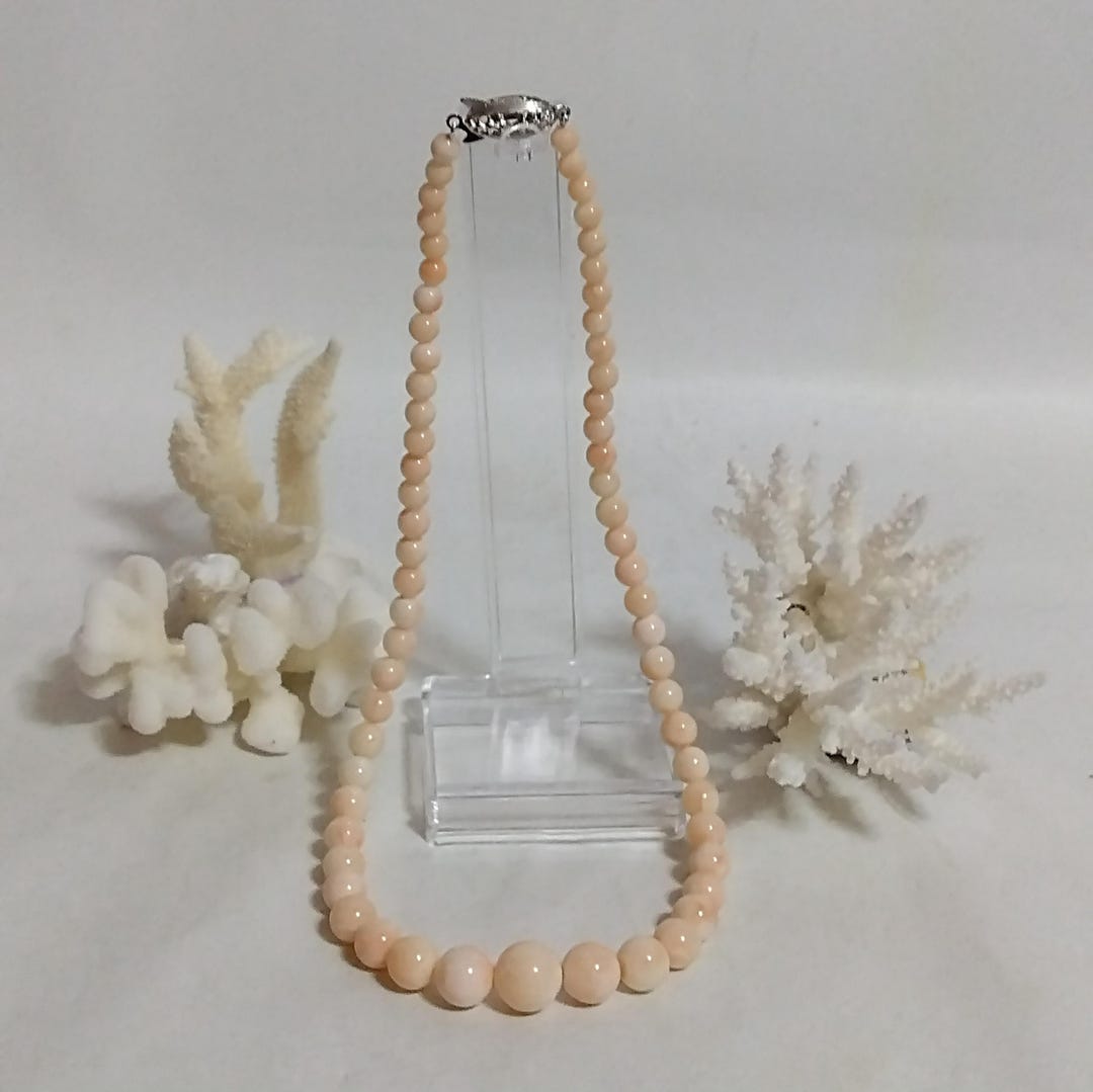 Japanese Angels Skin Coral Necklace / Grown in Okinawa - Etsy