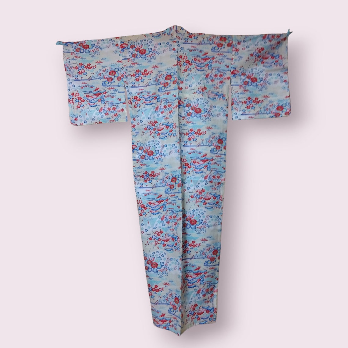 Okinawa Bingata Pattern Yukata for Women - Etsy