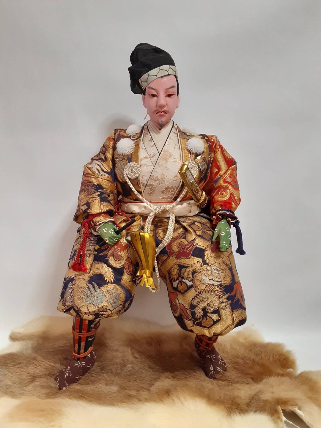 Antique Samurai Doll - Etsy