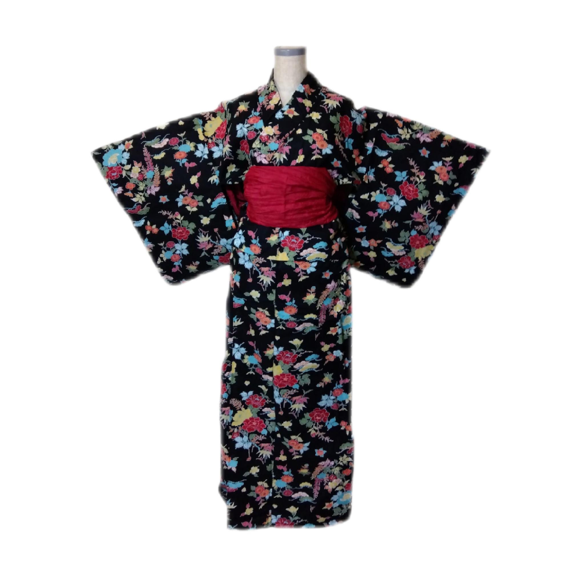 Okinawa Bingata Pattern Yukata / Tall Size - Etsy