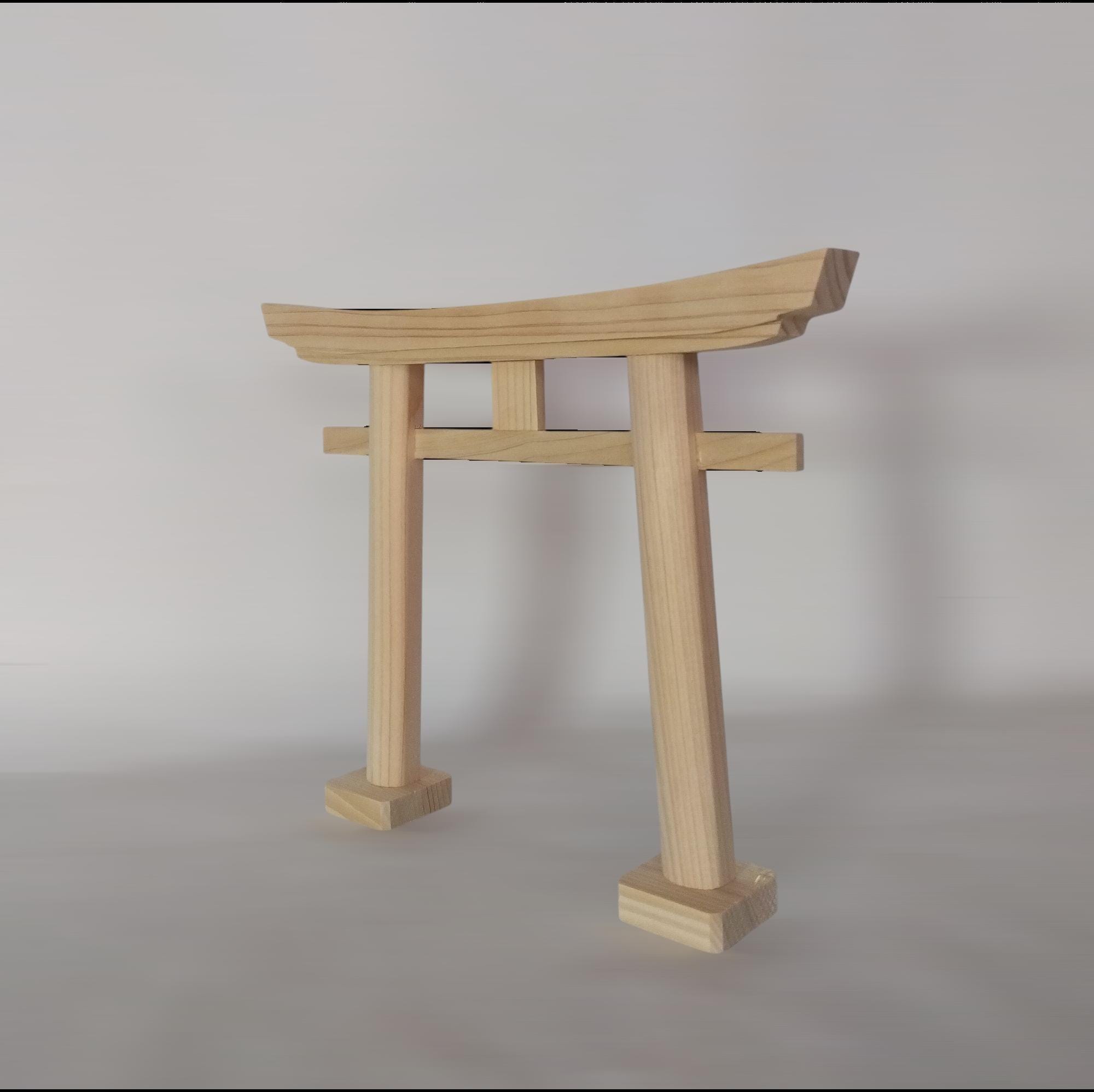 Kamidana Shrine / Miniature Shinto Shrine, Torii Gate, Divine Mirror ...