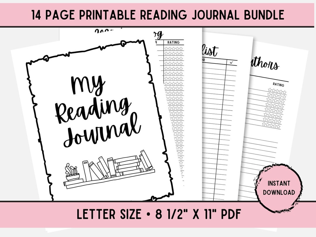 Ultimate Reading Planner Log Bundle 2024 Get Organized, Track Your ...