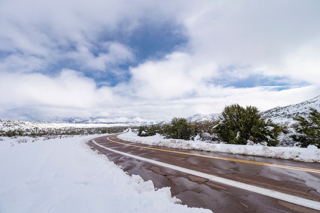 Winter Highway - Digital Download for Printing - Etsy