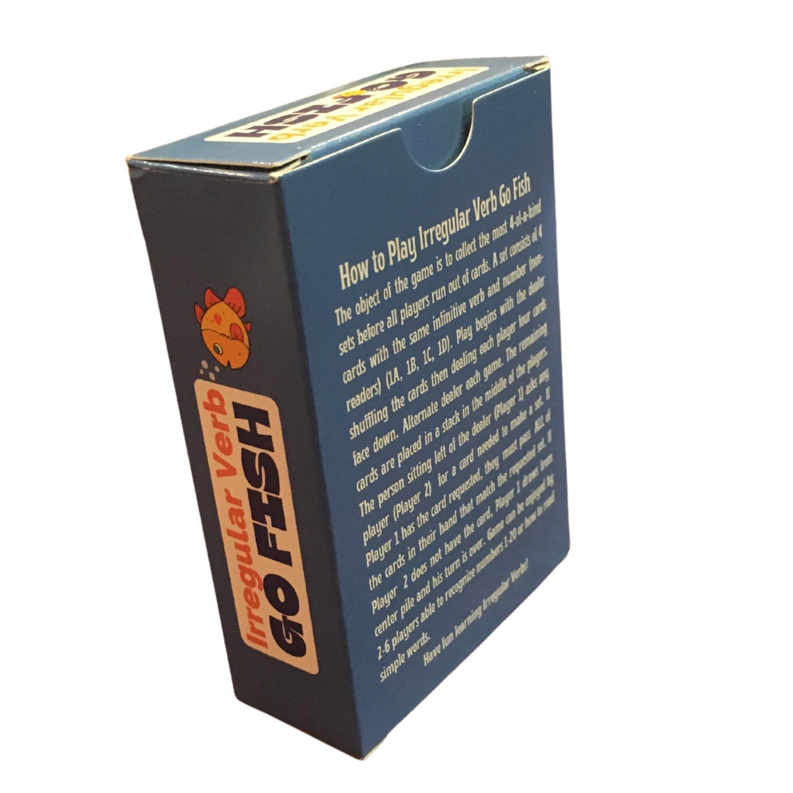 Irregular Verb GO FISH, English Grammar, Grammar Notecards, CC ...