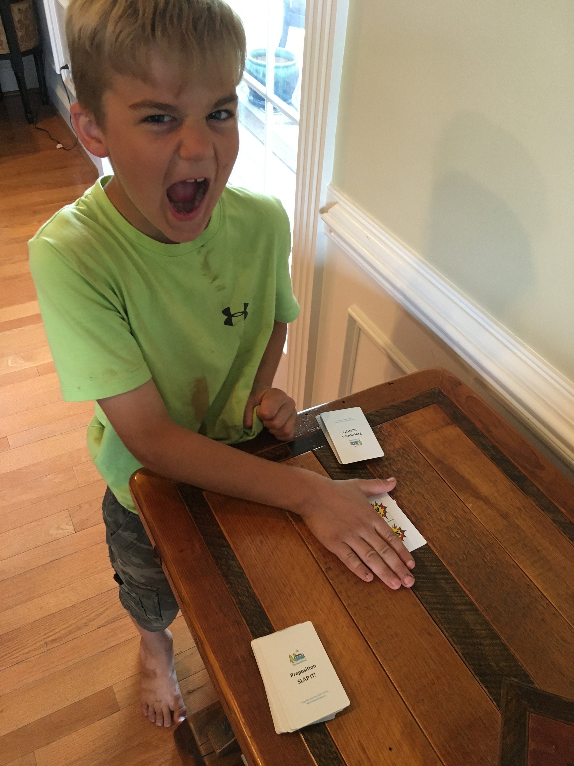 Preposition Pileup Slap It Grammar Game, Preposition Memory Game, CC ...