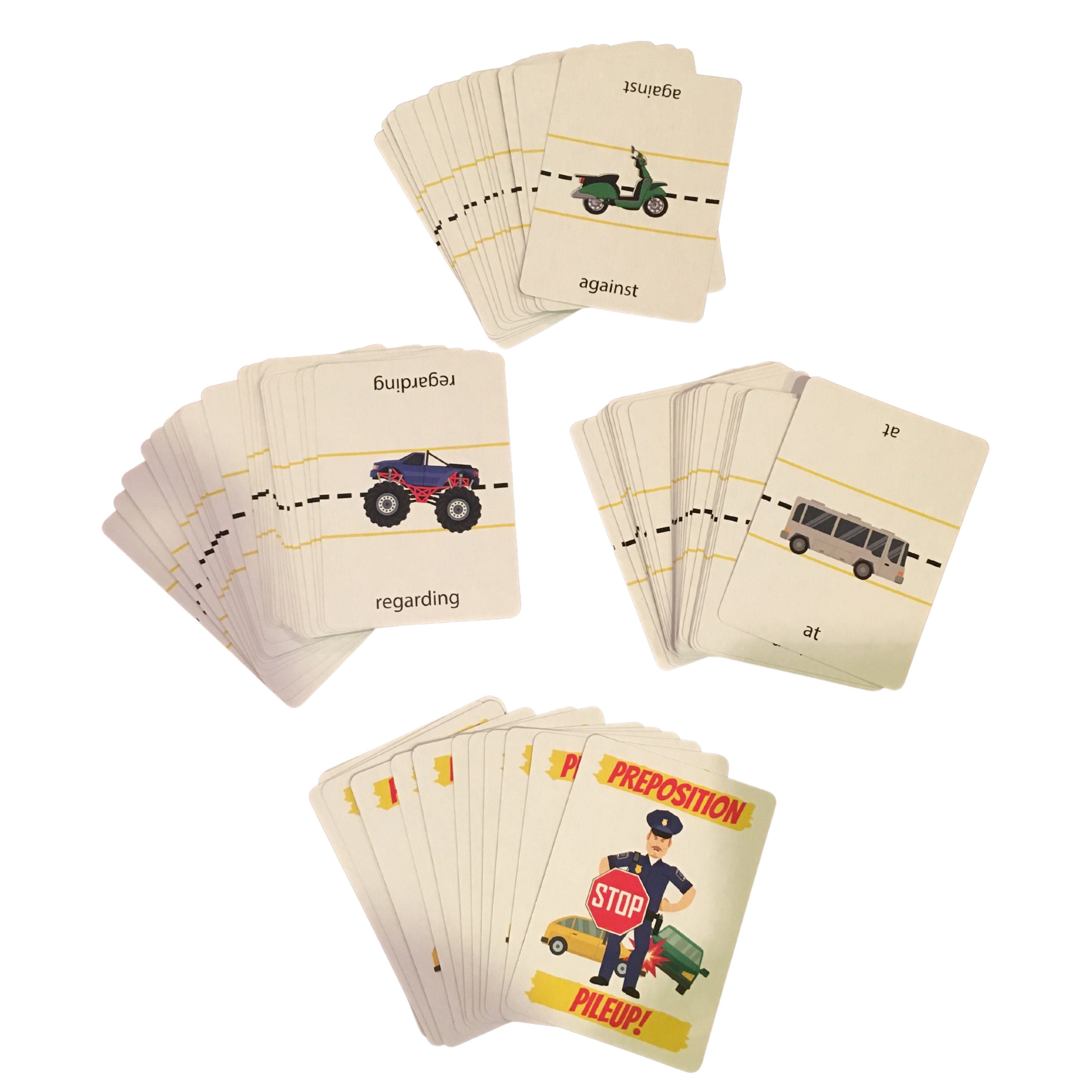 Preposition Pileup Slap It Grammar Game, Preposition Memory Game, CC ...
