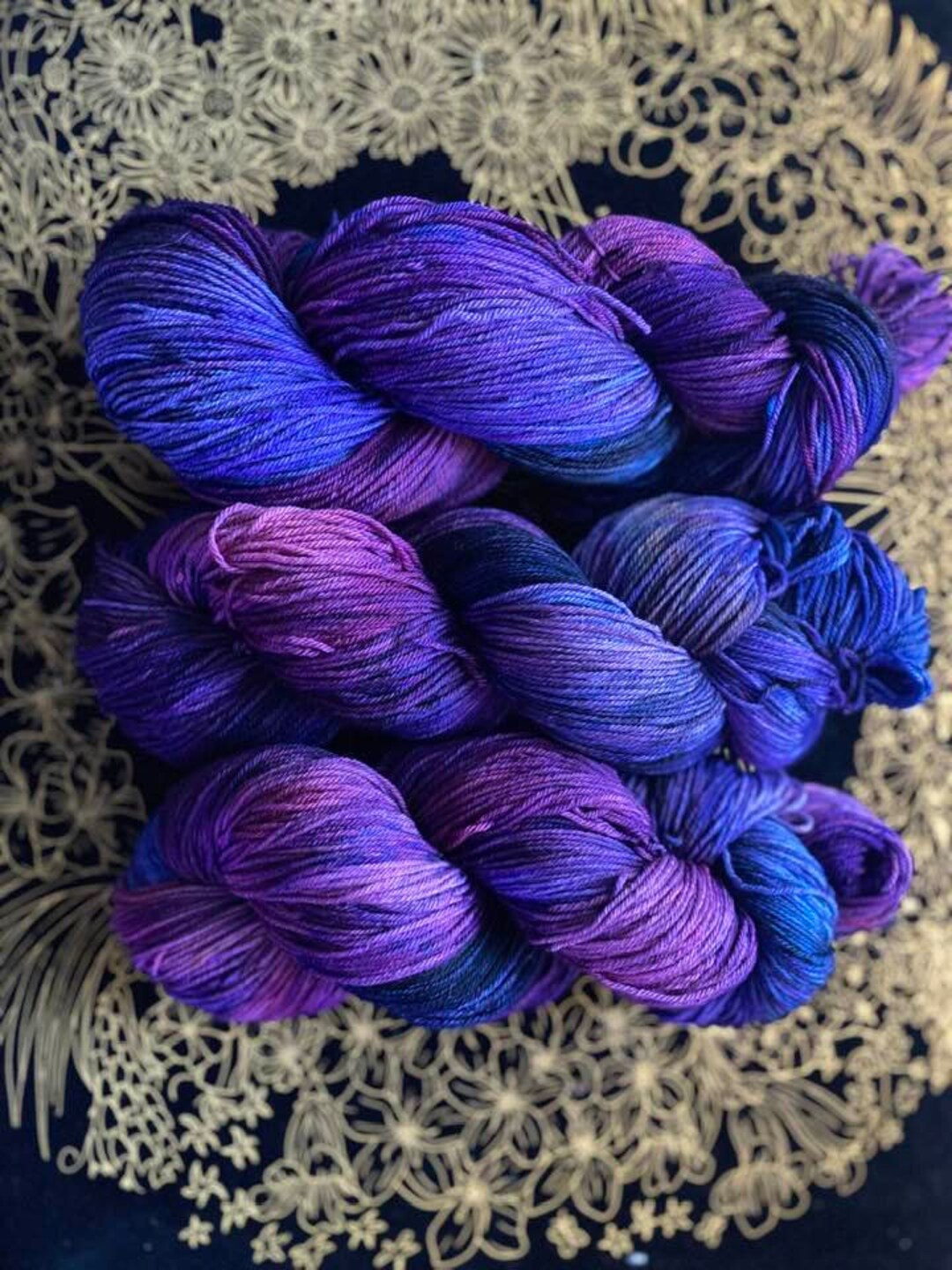 OOAK Yarn Mops Purple Blue Bronze Pink Black - Etsy