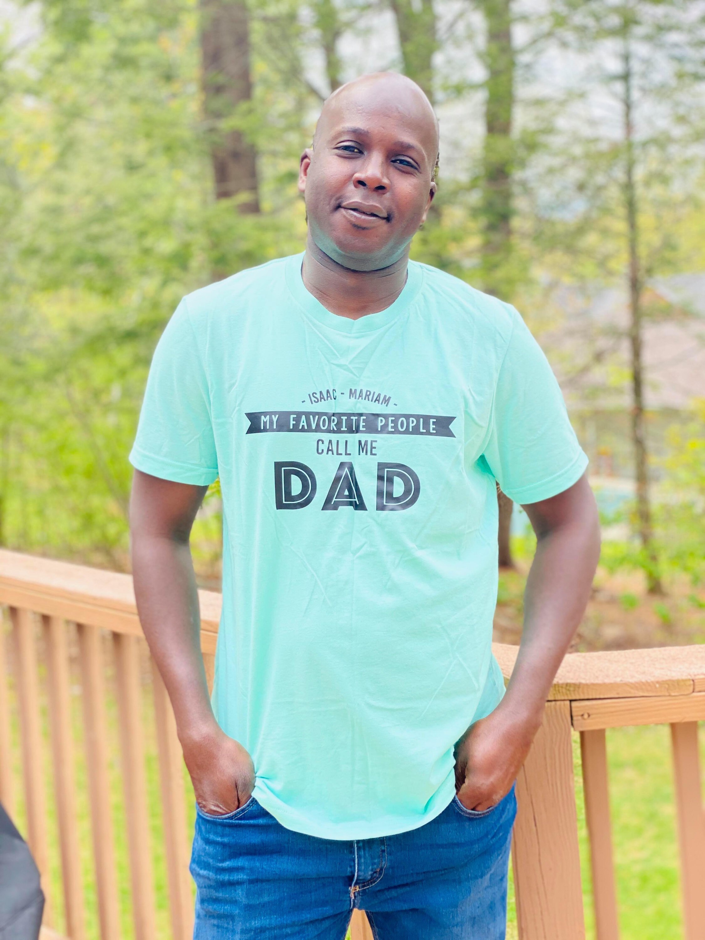 Custom Dad Shirt My Favorite People Call Me Dad Shirt | Etsy