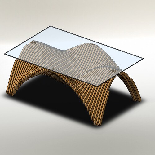 Parametric Bench Design for Home Office and Interiors Digital | Etsy