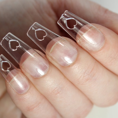 Short Coffin Full Soft Gel Coverage Nail Tips Etsy