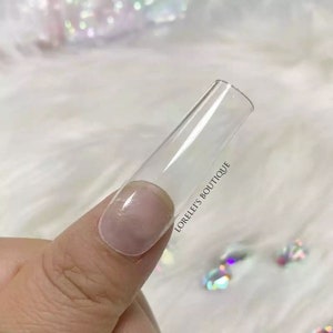 XXL Tapered Square Soft Gel Full Cover Nails - Etsy Canada