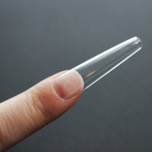 Xxl Tapered Square Soft Gel Full Cover Nails Etsy Canada