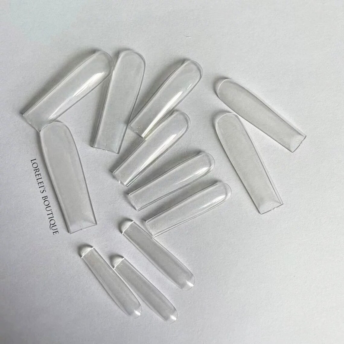 Xxl Tapered Square Soft Gel Full Cover Nails Etsy Canada