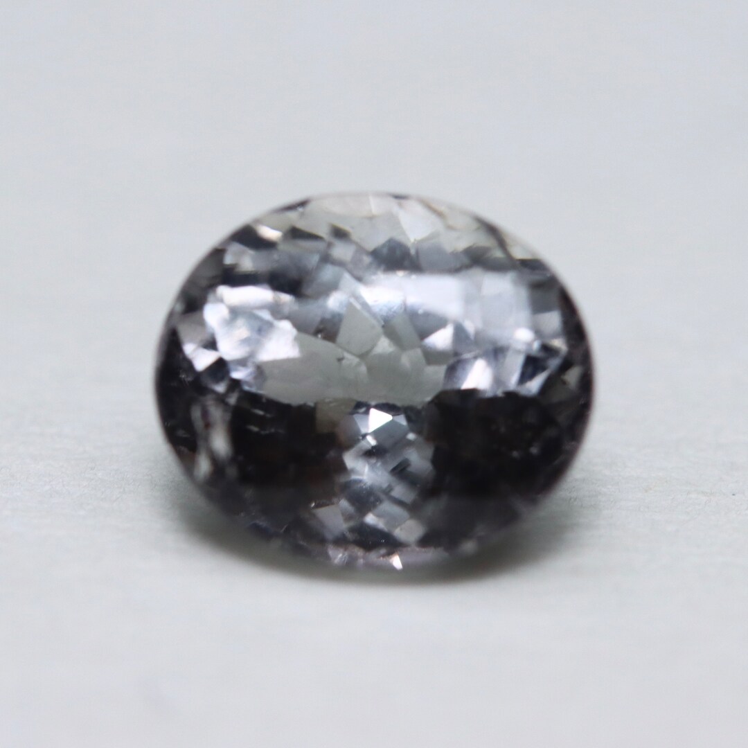 Faceted Blue Grey Tourmaline Oval Cut | Faceted Tourmaline Gem Loose ...