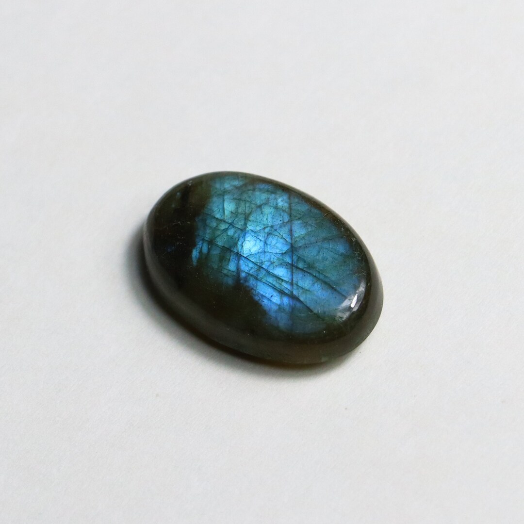 Blue Labradorite Cabochon | Natural Labradorite Gemstone, Purple ...