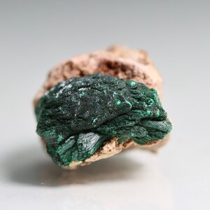 Fibrous Malachite Crystal on Matrix | Natural Malachite Specimen ...