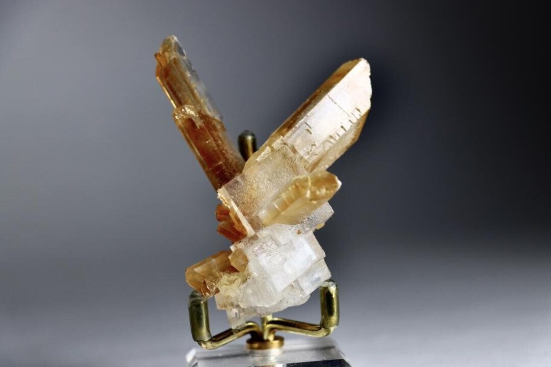 Selenite on Halite | Natural Mineral Specimen Rare Crystal Rare Mineral ...