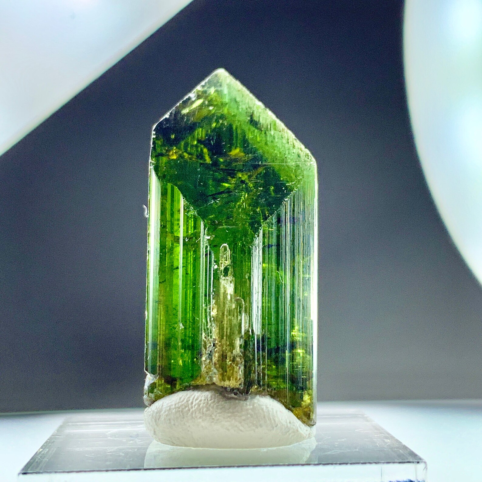 Electric Green Tourmaline Brazilian Tourmaline Crystal - Etsy