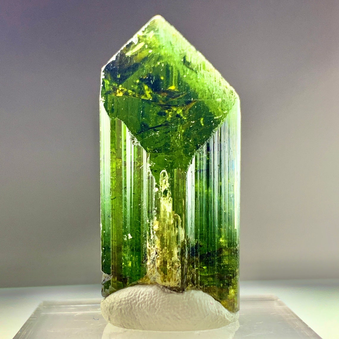 Electric Green Tourmaline Brazilian Tourmaline Crystal - Etsy