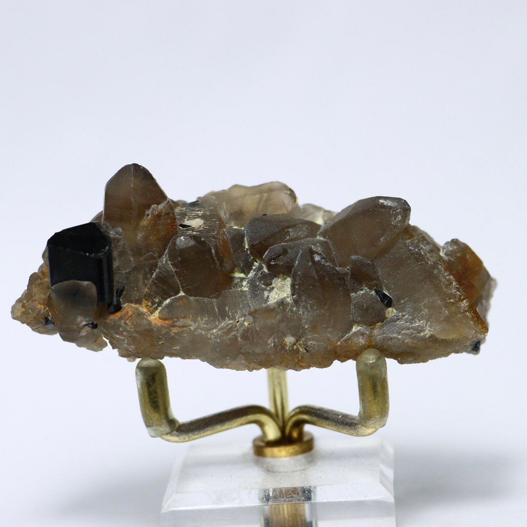 Erongo Schorl Black Tourmaline W/ Feldspar & Smoky Quartz / Raw ...
