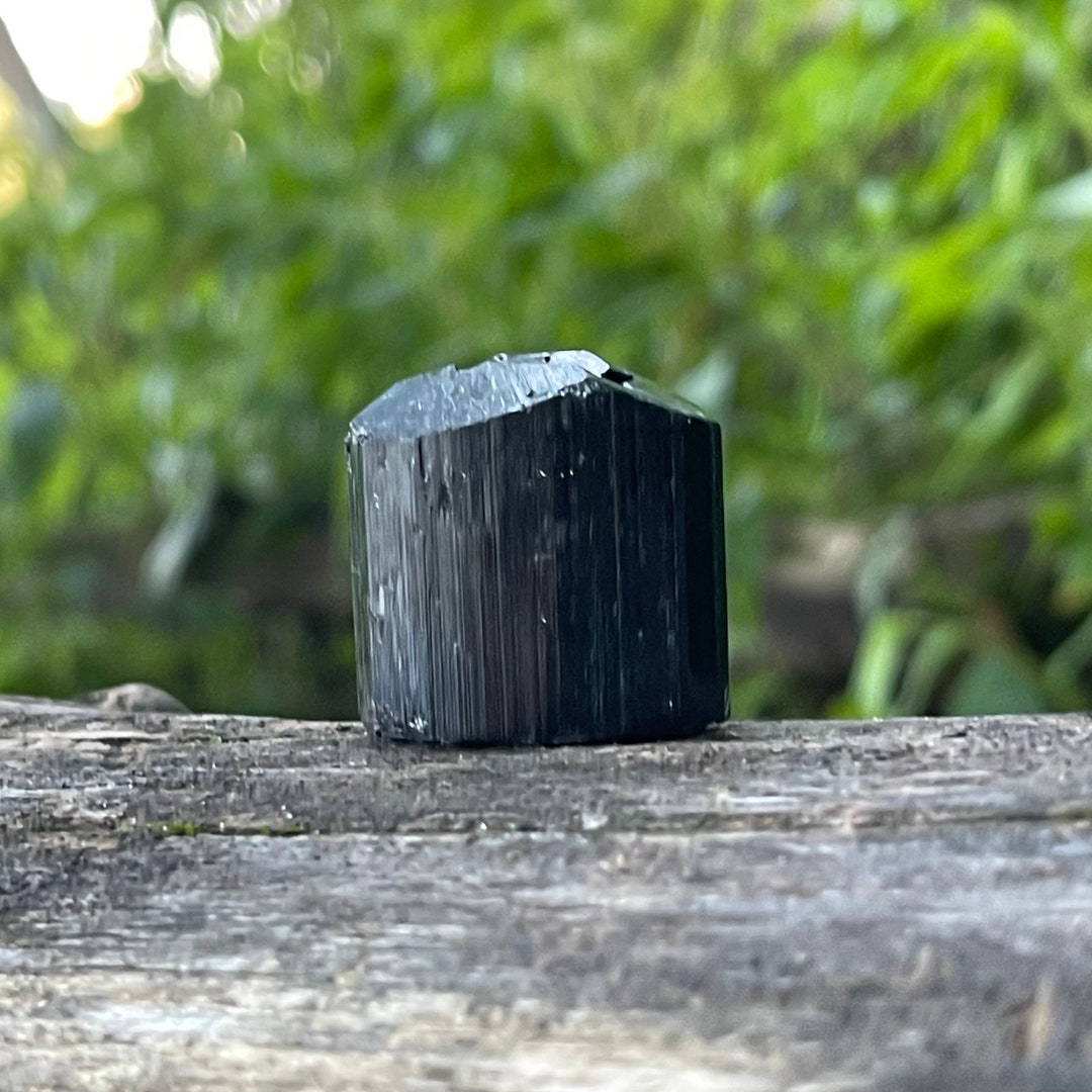 Schorl Black Tourmaline on Quartz | Raw Tourmaline | Raw Gemstone Rough ...