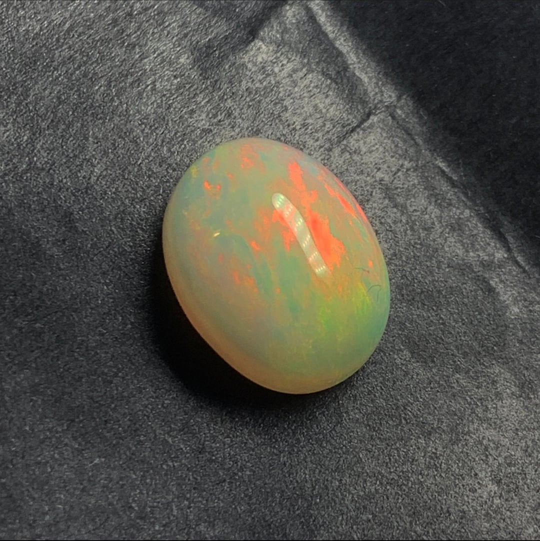 Cabujón de ópalo etíope natural / Ópalo natural Welo Ópalo piedra ...