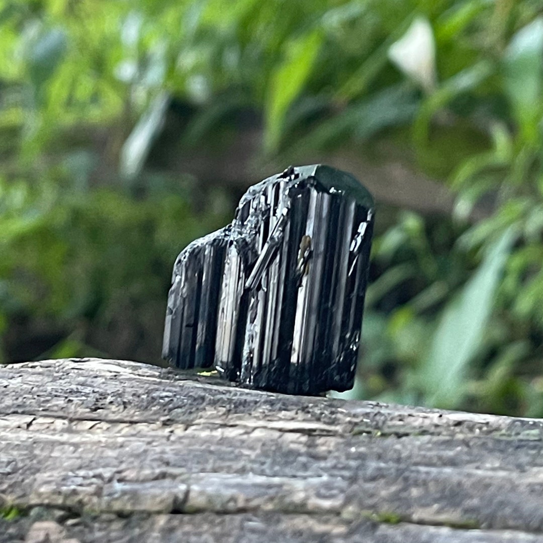 Schorl Black Tourmaline on Quartz | Raw Tourmaline | Raw Gemstone Rough ...