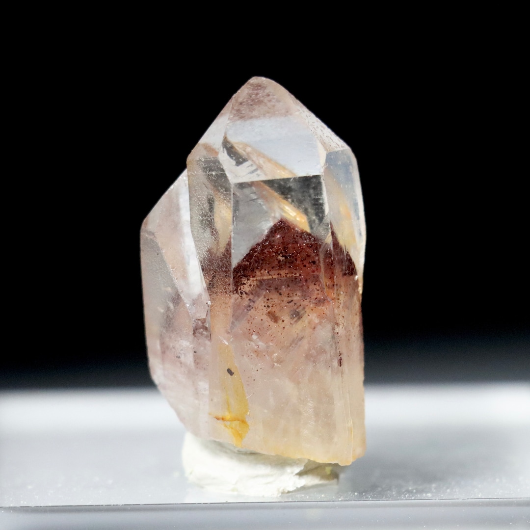 Hematite Phantom Quartz Quartz Point Phantom Quartz Natural - Etsy