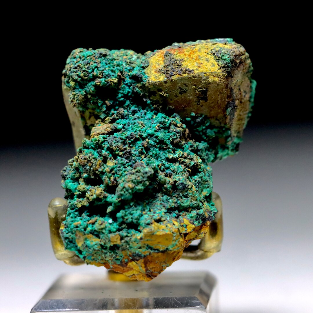 Chrysocolla on Quartz W/ Malachite | Raw Quartz Crystal Raw Crystal ...
