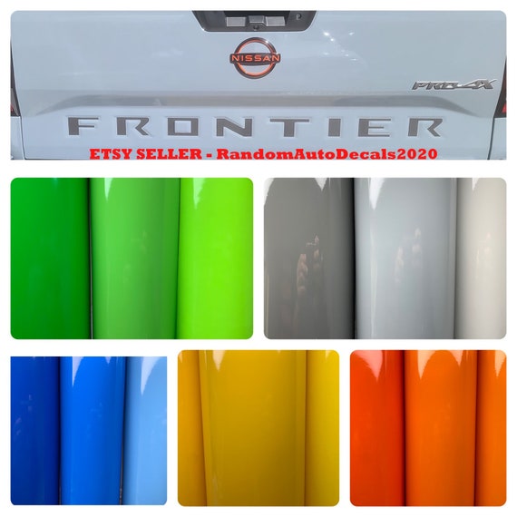 Nissan Frontier Grill and Tailgate Decals 2022 Truck Pro4x | Etsy