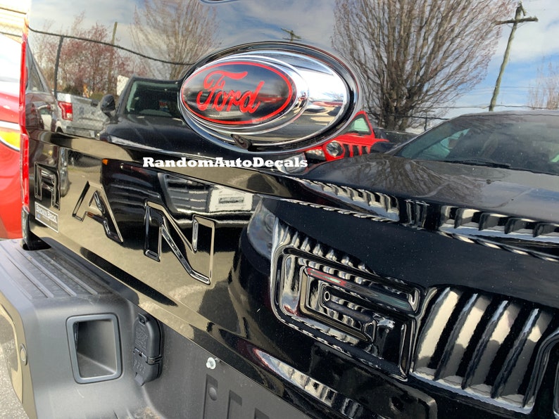 Ford Ranger TAILGATE OVAL Emblem Insert Decals 2019 2020 2021 - Etsy