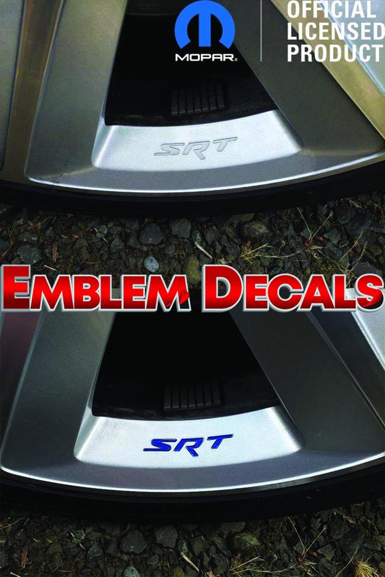 Dodge Charger SRT Rim Indent Decal 2011 2012 2013 2014 - Etsy