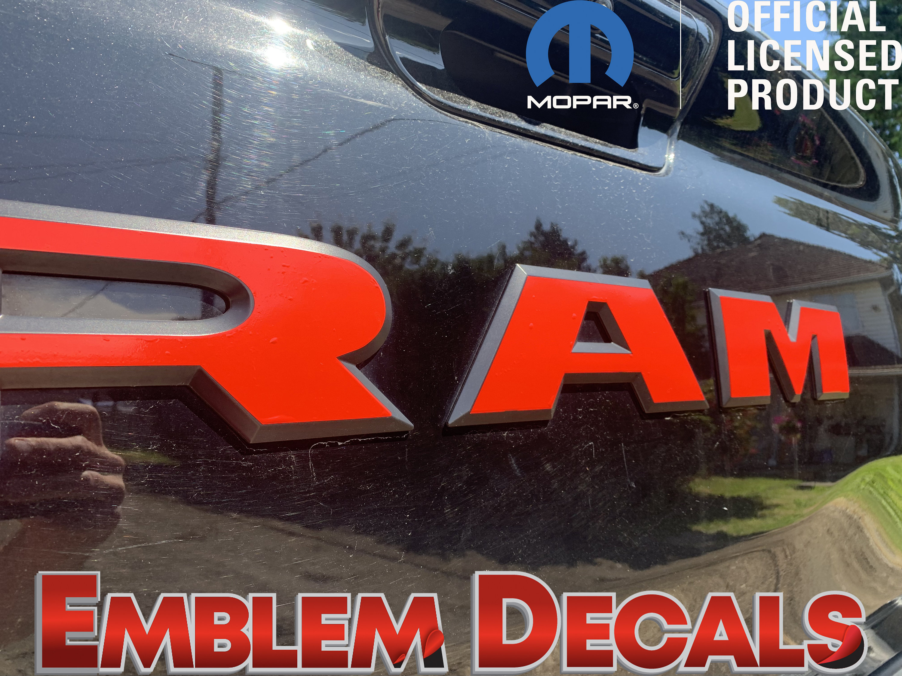 RAM 2500 Tailgate Emblem Decal USA Designs & Solid Color 2025 2026 - Etsy
