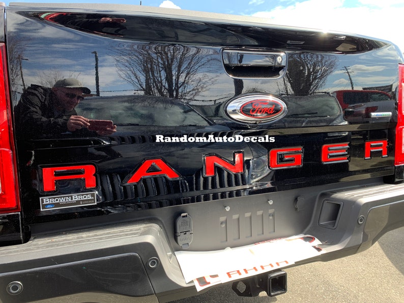 Ford Ranger Tailgate COMBO STYLE 1 Emblem Insert Decals 2019 | Etsy