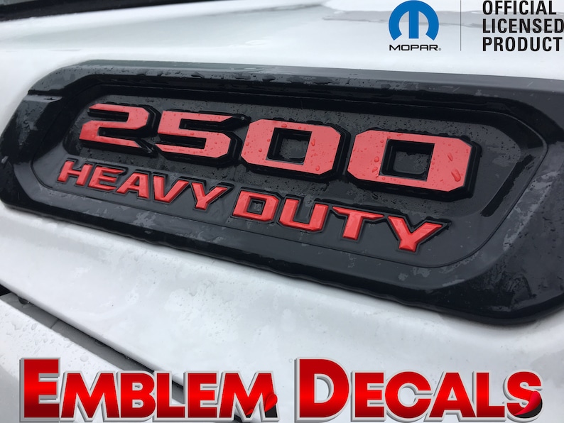 RAM 2500 Hood Emblems Overlay Decal 2025 2026 - Etsy