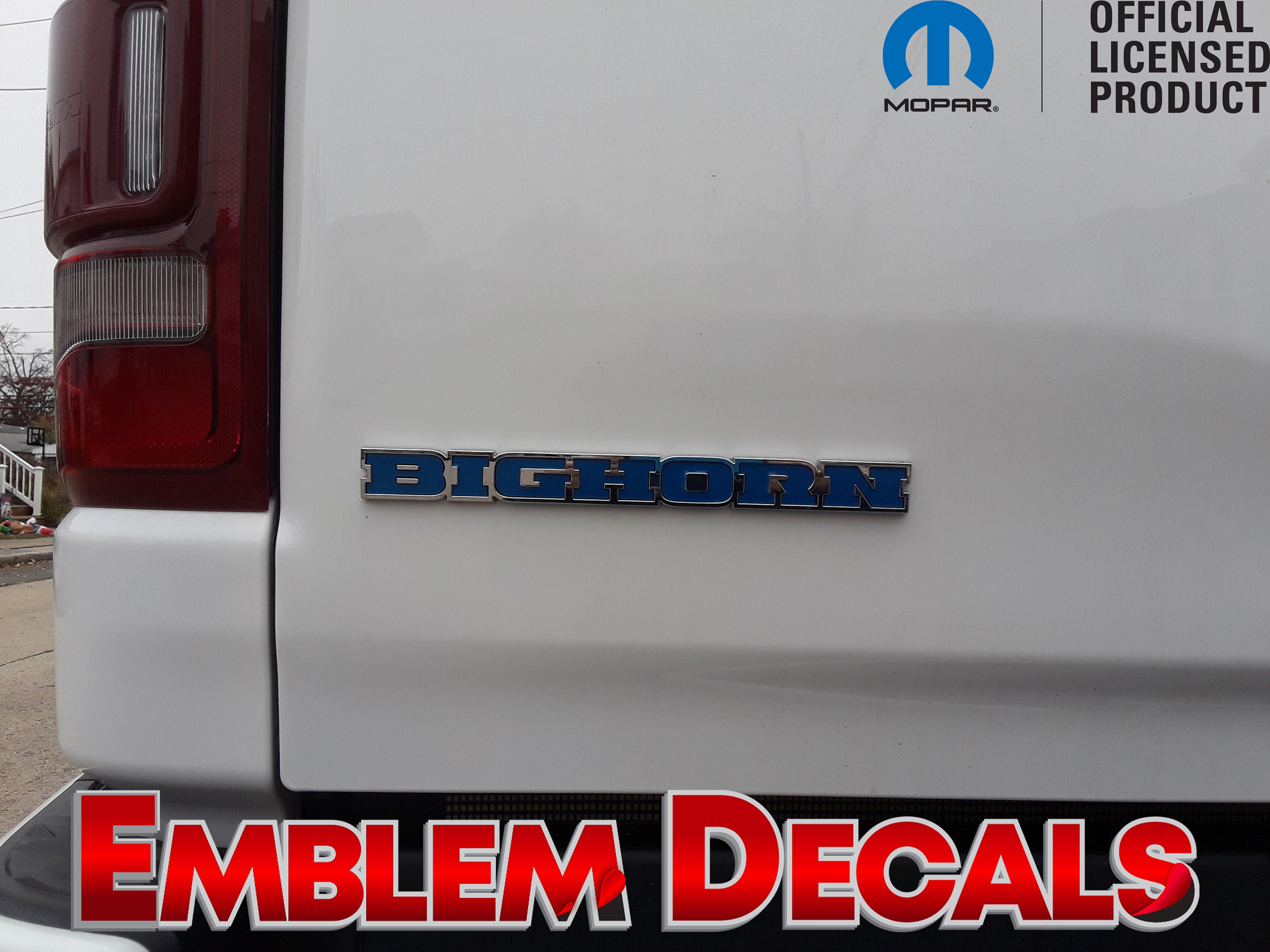 Ram 1500 DT BIGHORN Tailgate Combo Decal Overlay Decal 2019 2020 2021 ...