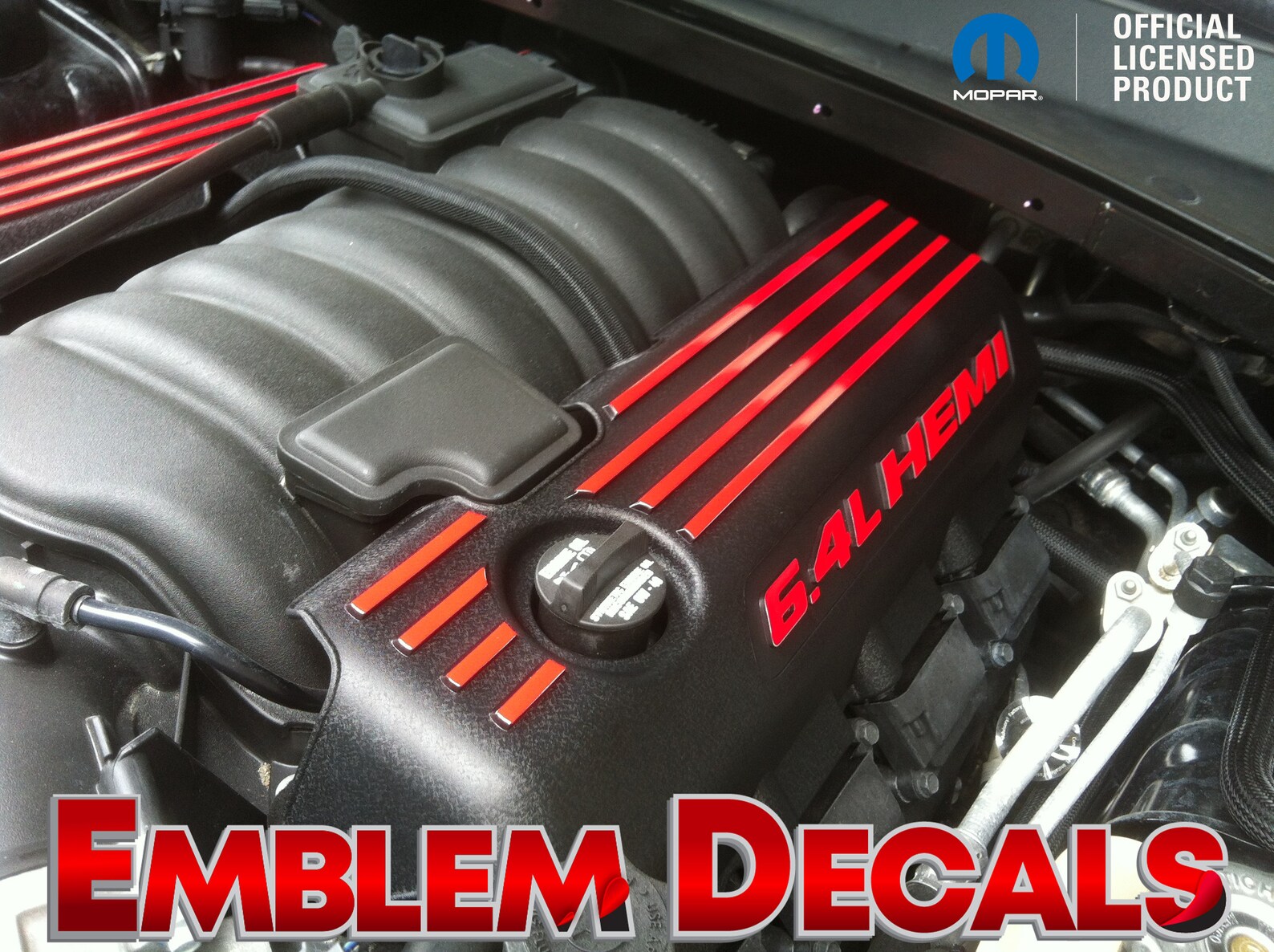 Dodge Challenger 6.4L Hemi Engine Decal SRT8 09 2010 11 12 13 - Etsy