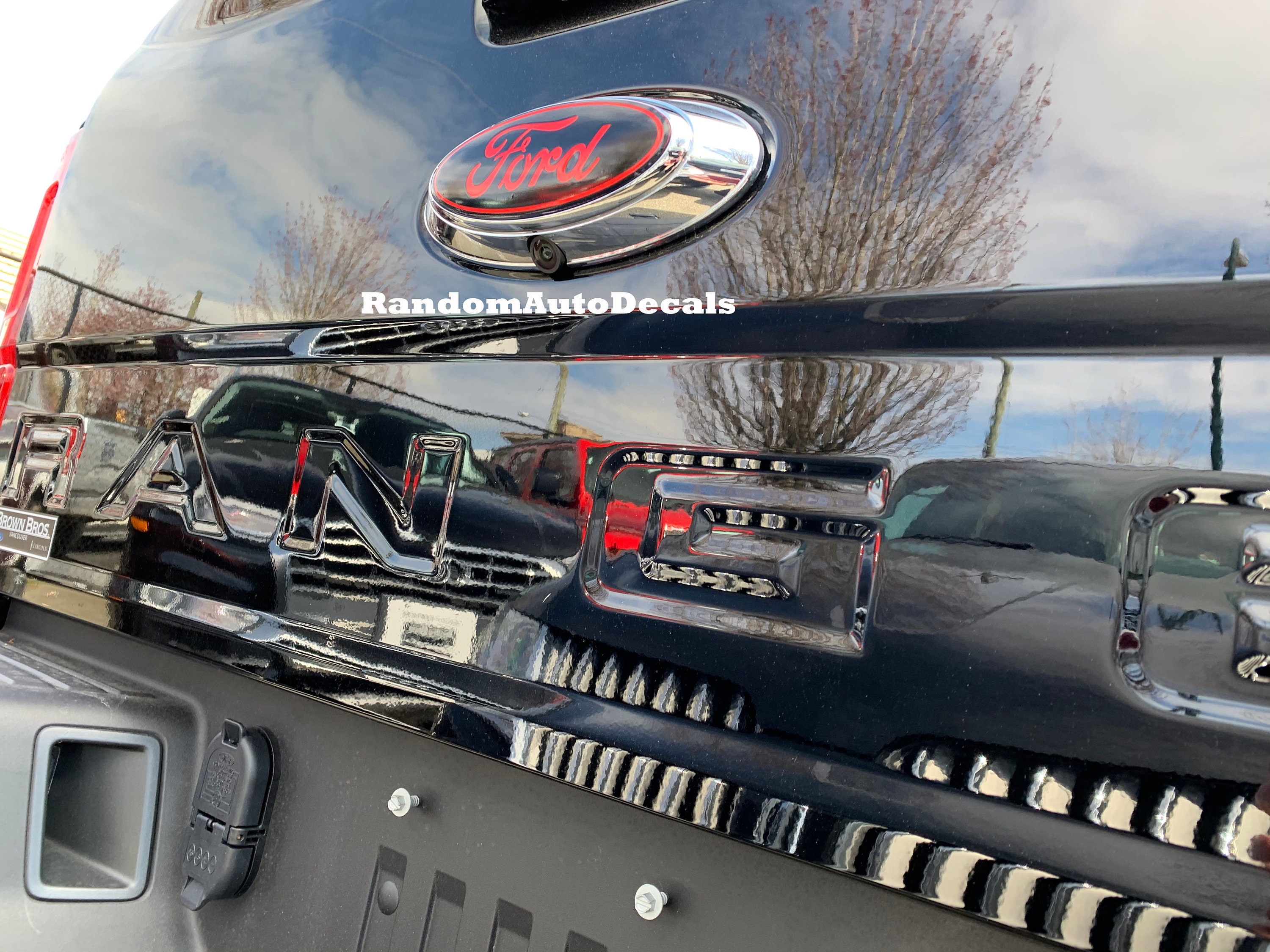 Ford Ranger TAILGATE OVAL Emblem Insert Decals 2019 2020 2021 - Etsy UK