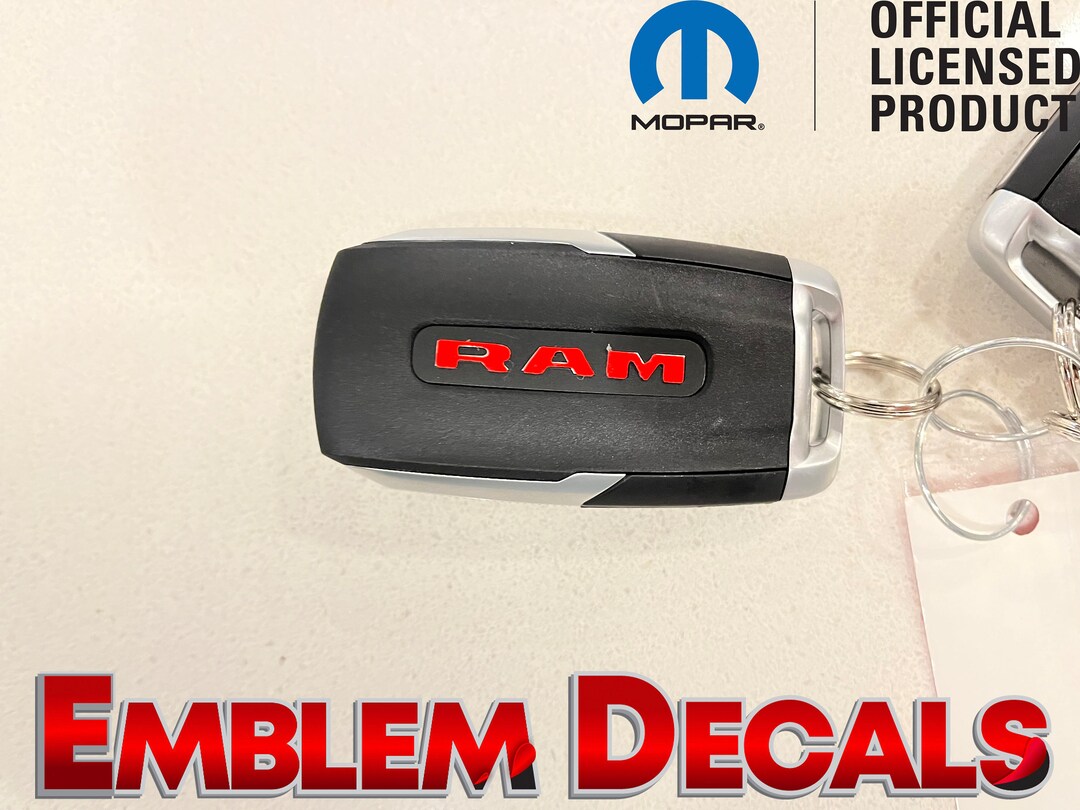 RAM 1500 DT Key FOB Emblem Decals 2019 2020 2021 2022 2023 2024 - Etsy