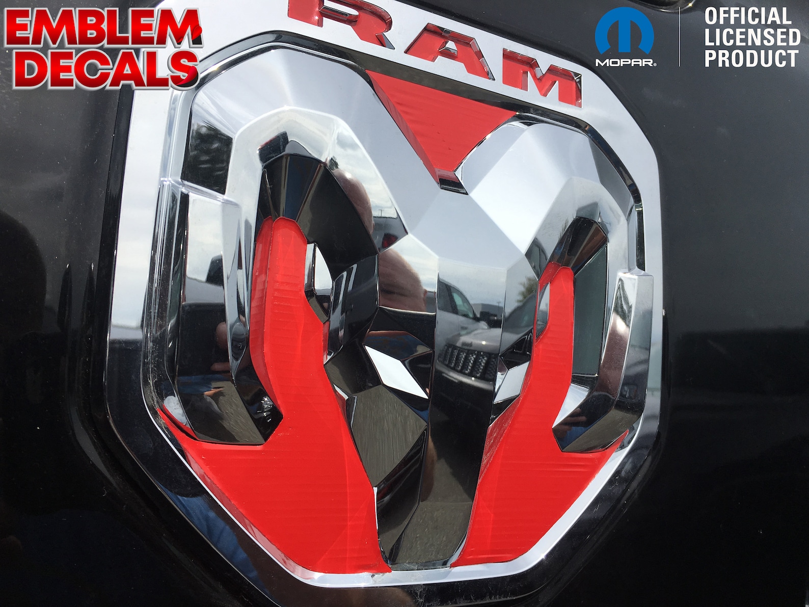 RAM 1500 DT Tailgate Head Emblem Decals 2019 2020 2021 2022 - Etsy