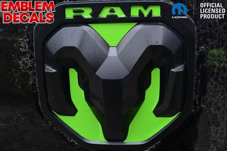 RAM 1500 DT Tailgate Head Emblem Decals 2019 2020 2021 2022 - Etsy