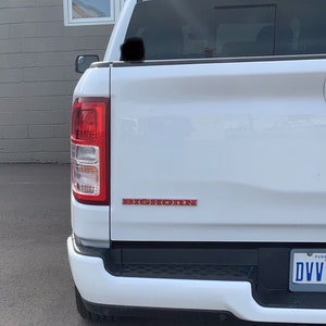 Ram 1500 DT BIGHORN Tailgate Combo Decal Overlay Decal 2019 2020 2021 ...